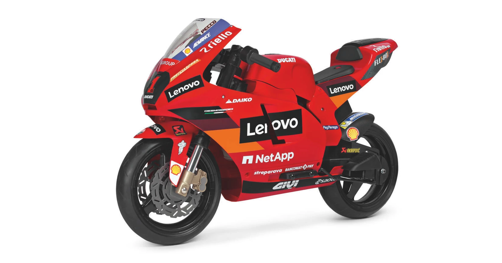 3 éves kortól - Ducati GP 12V/8Ah PegPerego elektromos motorkerékpár